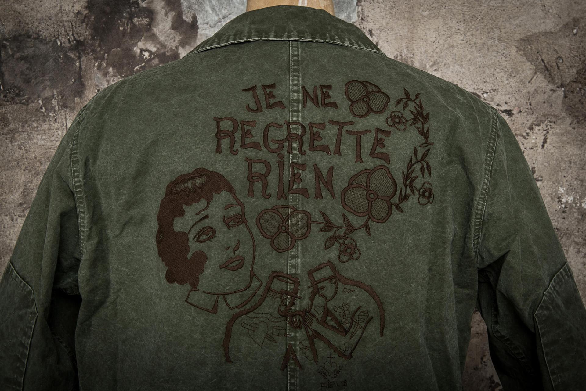 Veste - CAMERONE - JE NE REGRETTE RIEN - fleurs de bagne