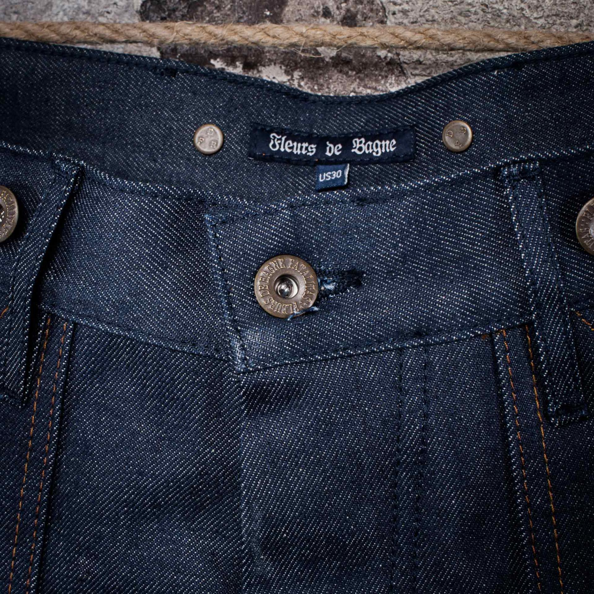 Le Denim Cargo Selvedge - Jean | Fleurs de Bagne